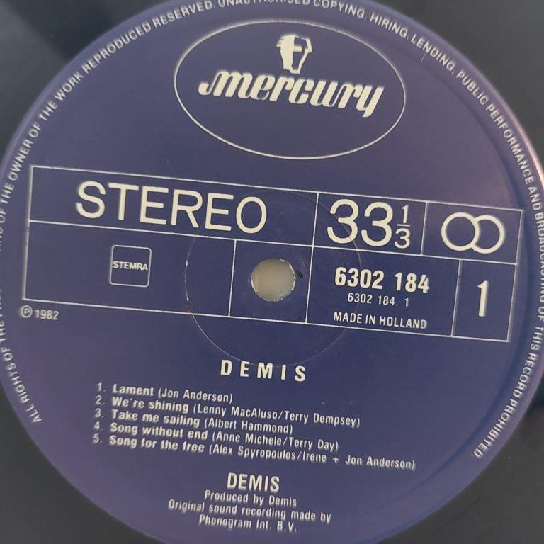 Płyta winylowa: Demis Roussos - Demis 1982 HOL