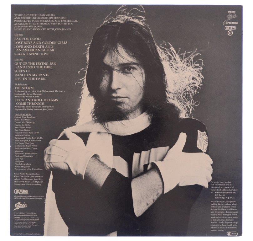 Płyta winylowa: Jim Steinman - Bad For Good 1981 UK (+ Single 7)